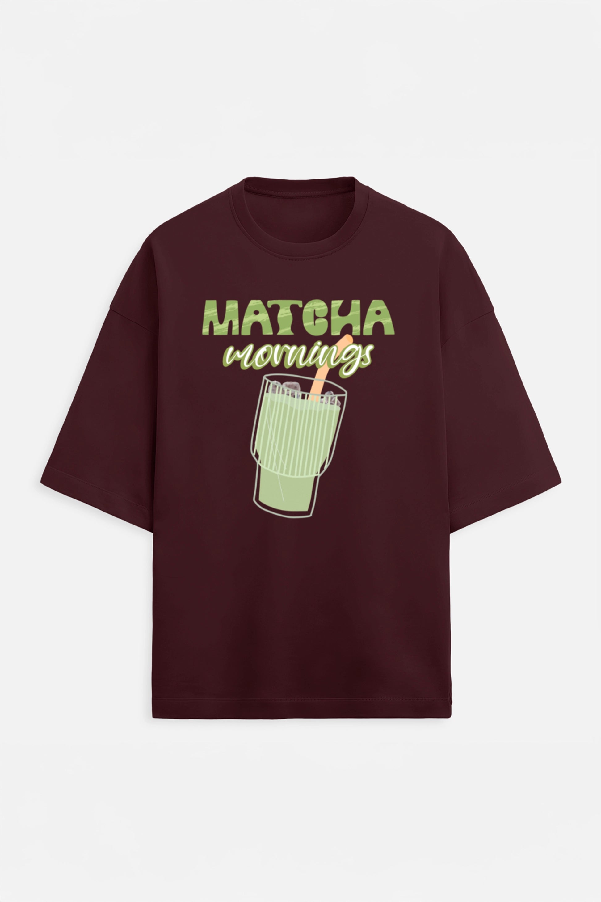 Matcha Mornings Terry Oversized Tee – Modern Muse